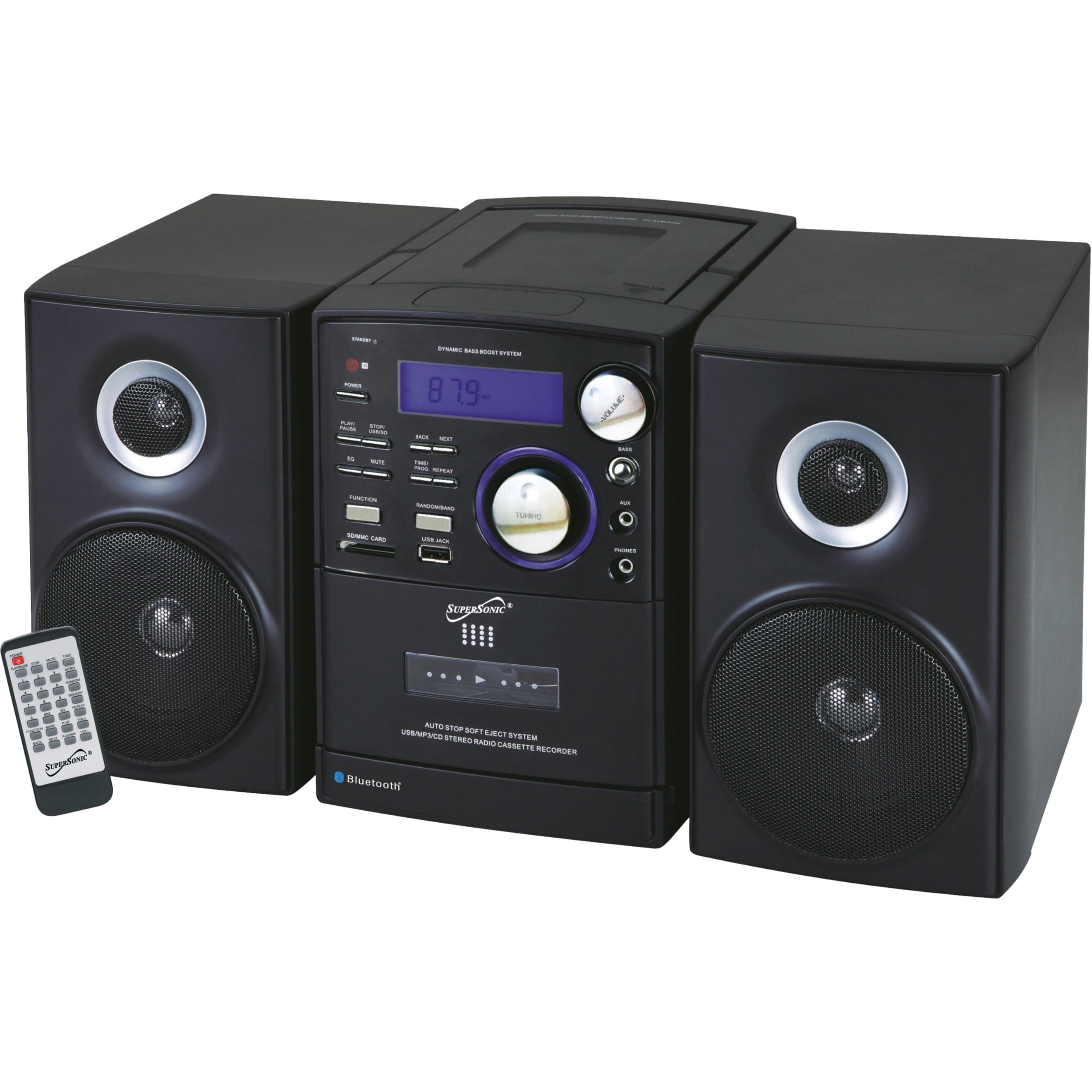 Supersonic SC-807 Executive Stereo CD Radio Music Home Player with ...