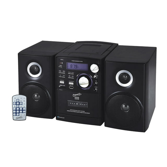 Supersonic SC-807 Executive Bluetooth Audio System - Black - Walmart.com