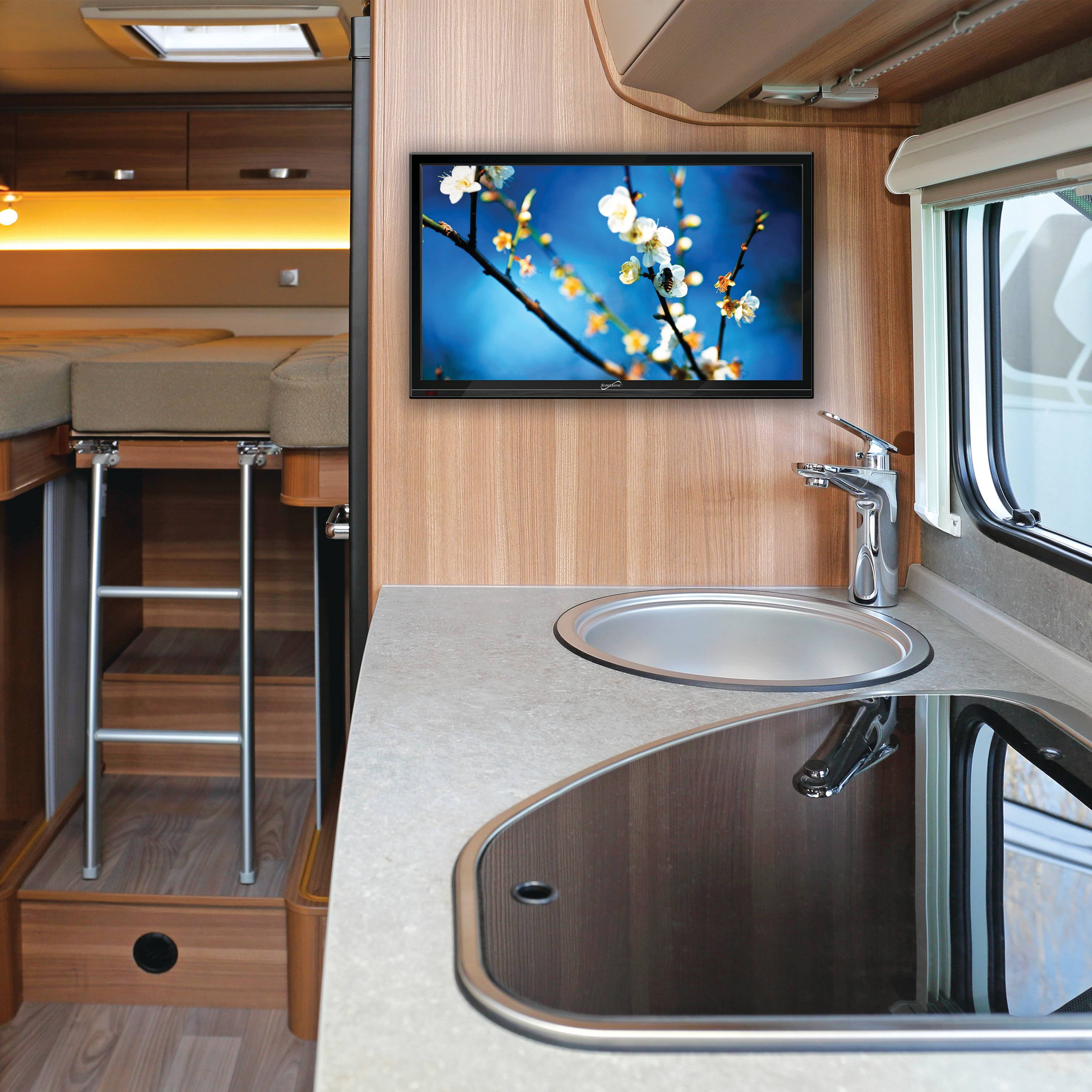 Supersonic SC-9715 LED HDTV, AC/DC Compatible with RV/Boat (15.6-Inch ...