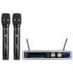 Supersonic UHF Dual Fixed Channel Professional Wireless Microphone ...