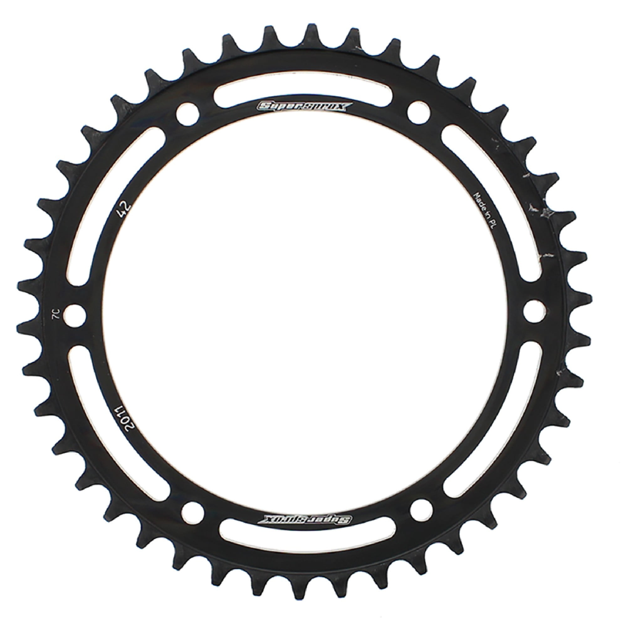 Supersprox 42 Tooth Racing Steel Rear Sprocket (RFE-2011-42-BLK ...