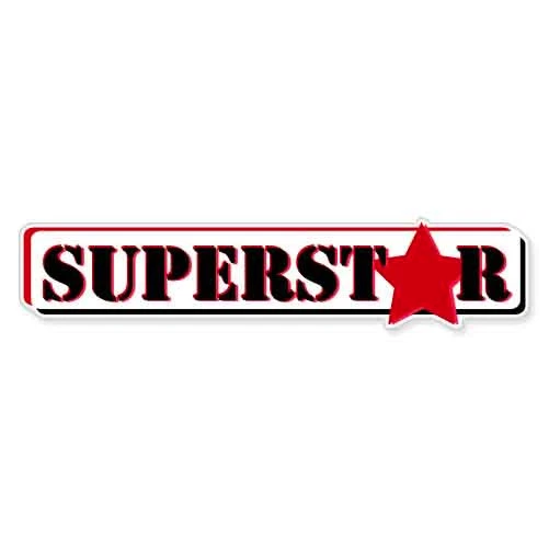 Superstar Sticker Decal Phone Decal Water Bottle Stickers Car Decals ...