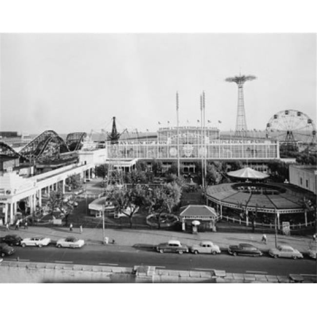 Superstock SAL25519833 High Angle View of Amusement Park Rides ...