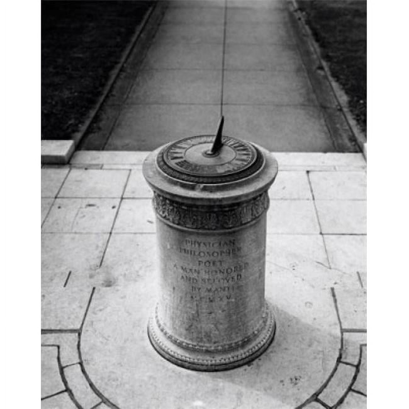 Superstock SAL2557652 High Angle View of A Sundial in A Park Oliver ...