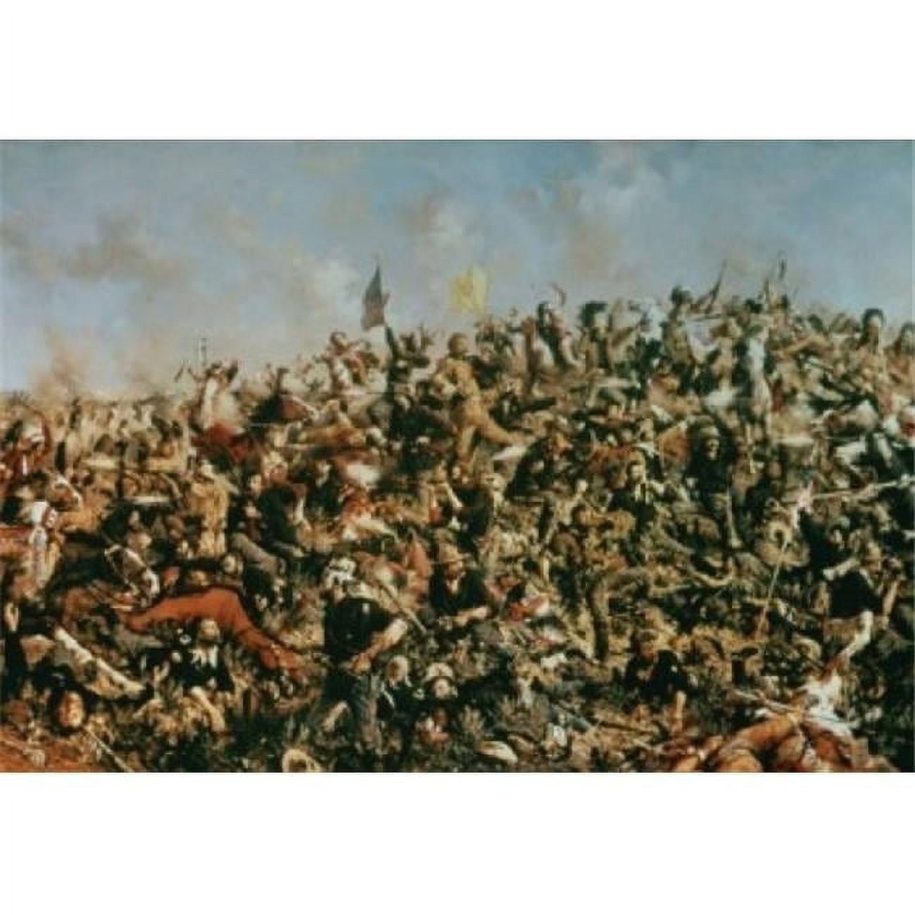 Superstock SAL900133690LARGE Custers Last Stand Edgar Samuel Paxson ...