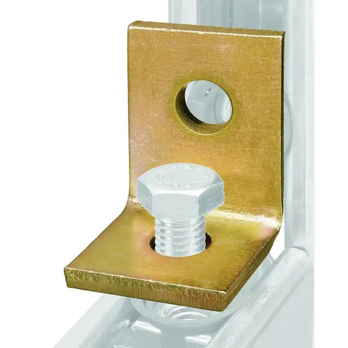 Superstrut ZAB201-10 200 Angle Bracket Fitting, Steel, Gold, Galvanized ...