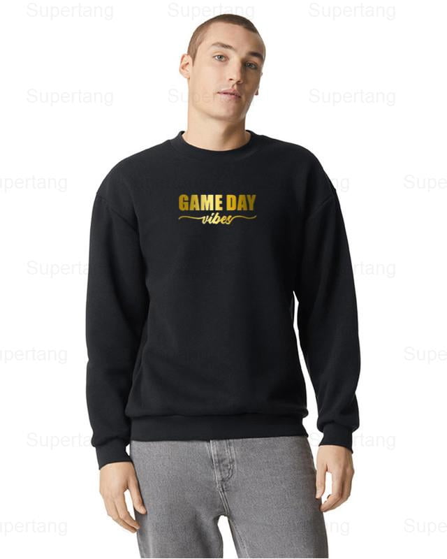 Supertang4K Game Day Sweashirt Vibes Football Baseball Softball Fans ...