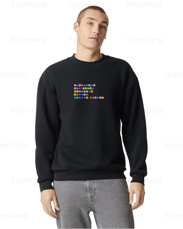 Supertang6K NYC Subway Sweashirt Five Boroughs Colorful Bubble Map MTA ...