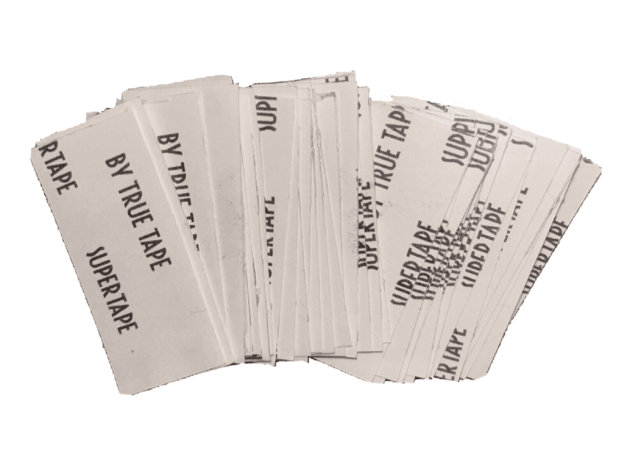 Supertape Mini Tabs Straight Cut by True Tape - 36 Pieces per bag ...