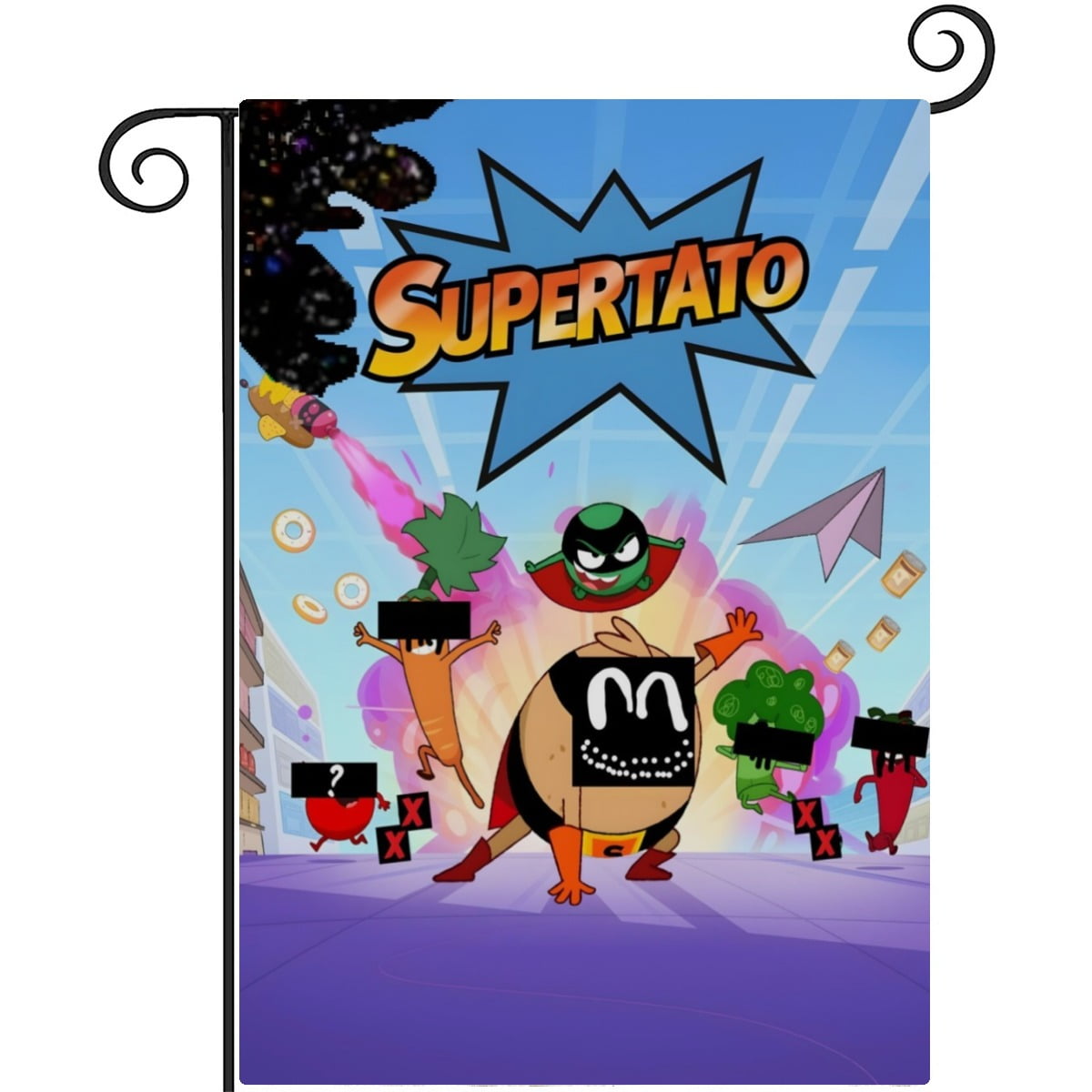 Supertato-themed Garden Flag. Perfect gift for fans, friends, and ...