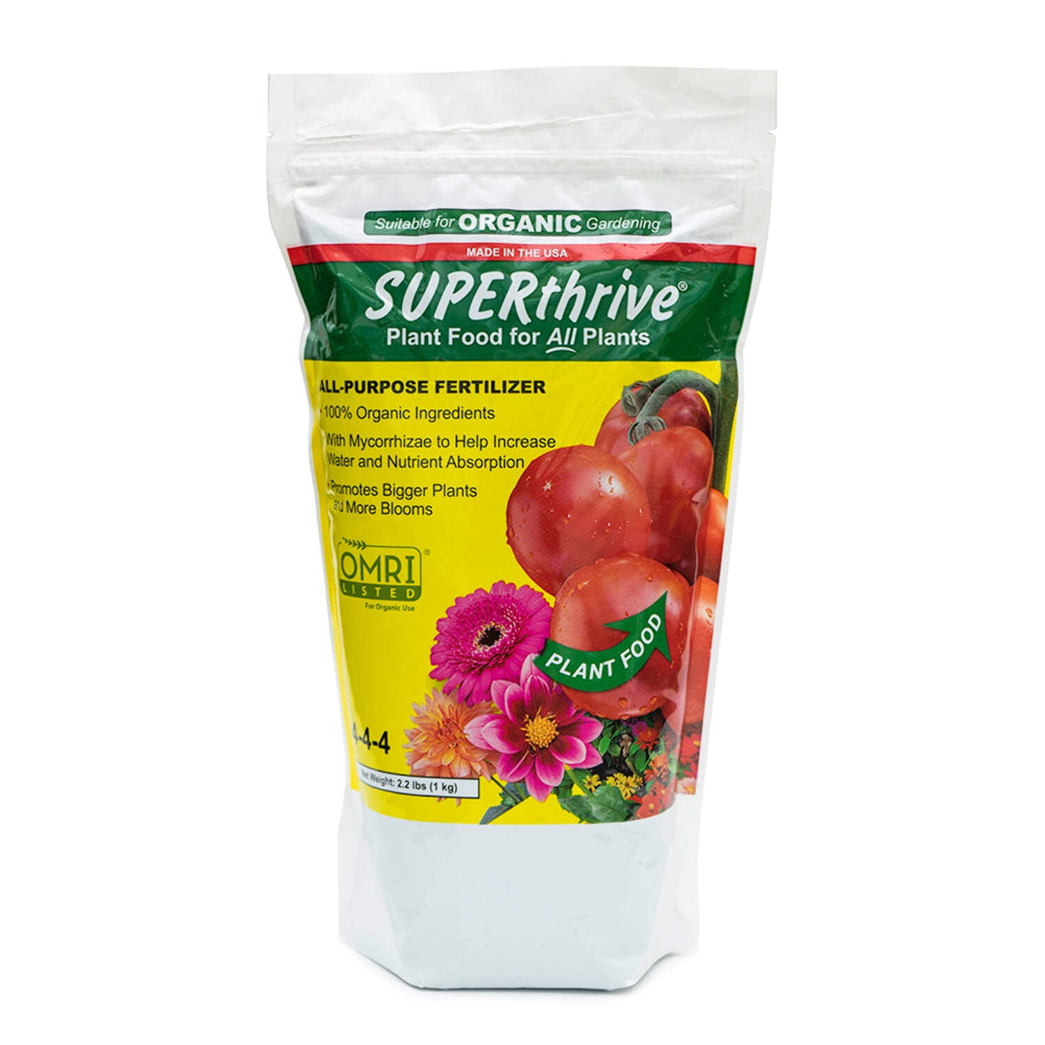 Superthrive Granular Organic All Purpose Plant Food, 4-4-4 Fertilizer ...