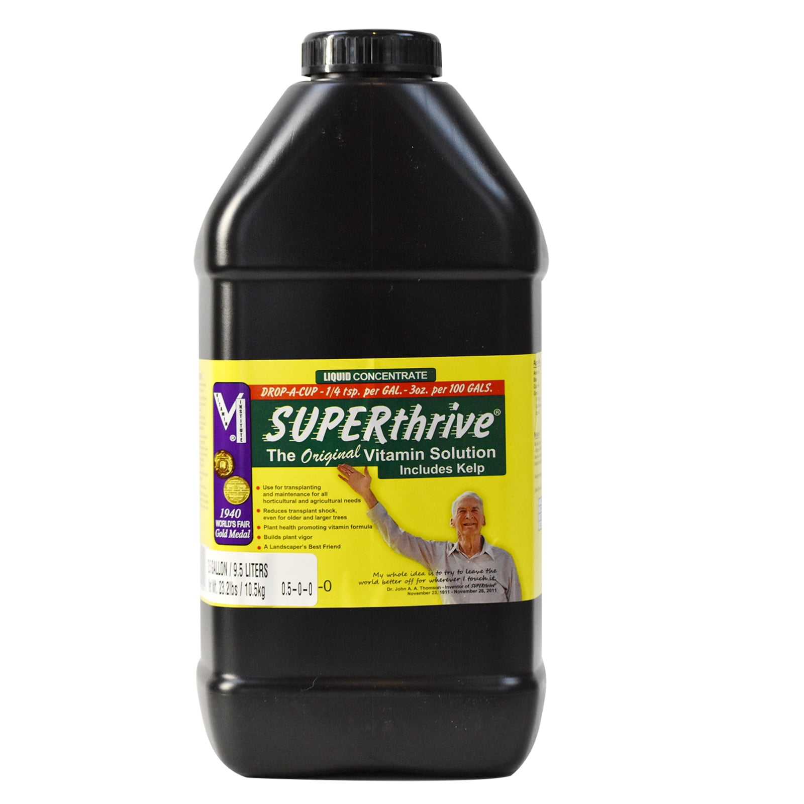 Superthrive The Original Vitamin Solution for Plants Mineral Supplement, 2.5 gal. - Walmart.com