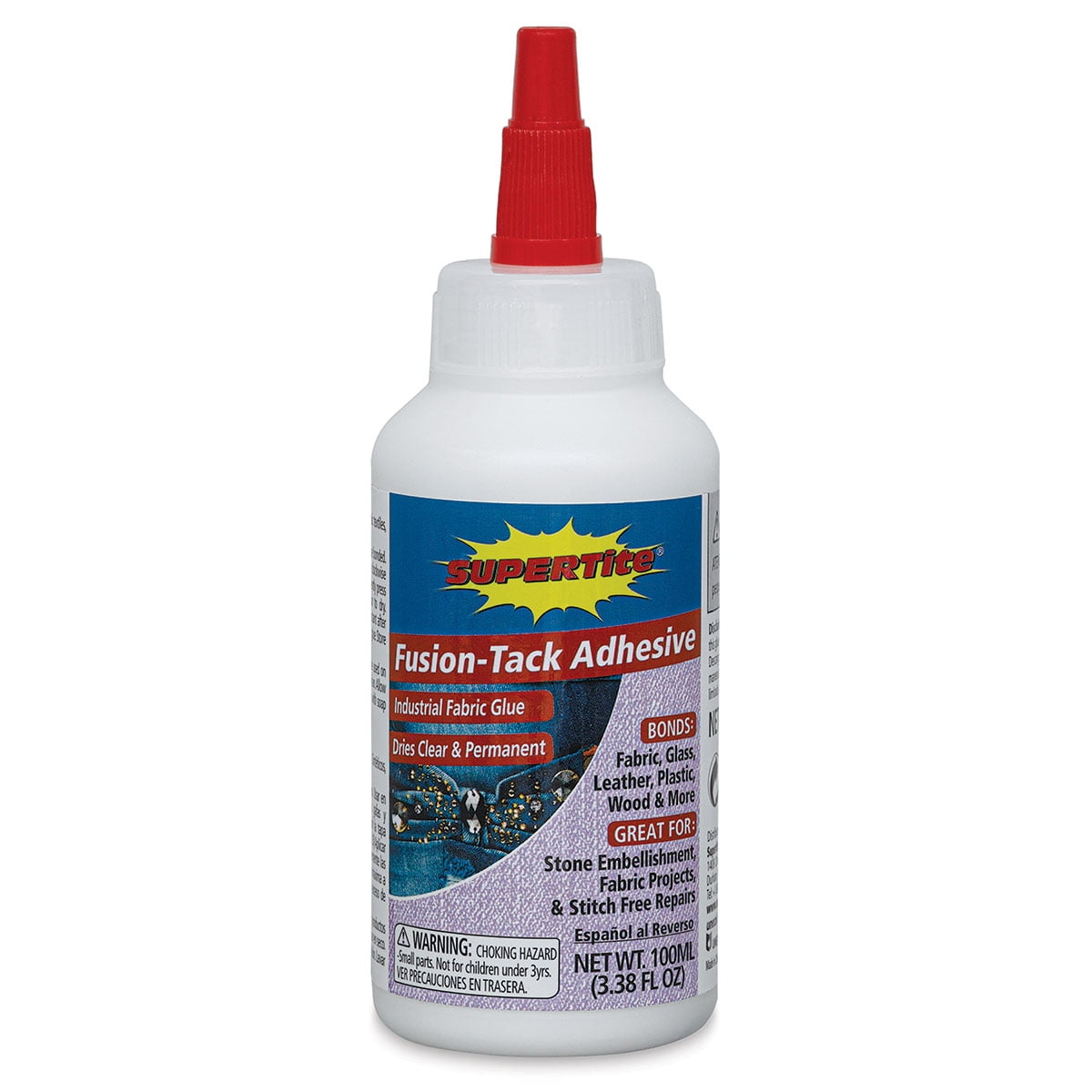 Supertite Fusion Tack Fabric Glue 3.38oz - Walmart.com
