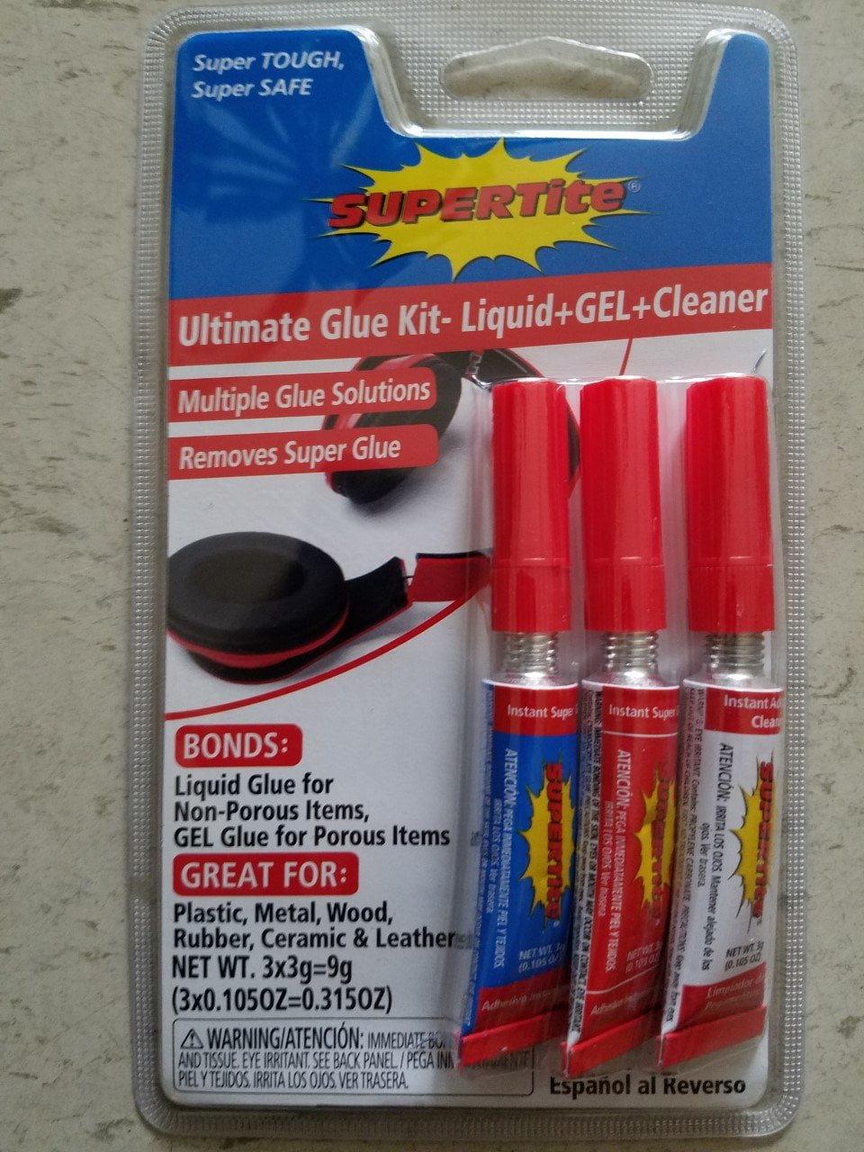 Supertite Ultimate Glue Kit, Pkg of 3, 3 g - Walmart.com