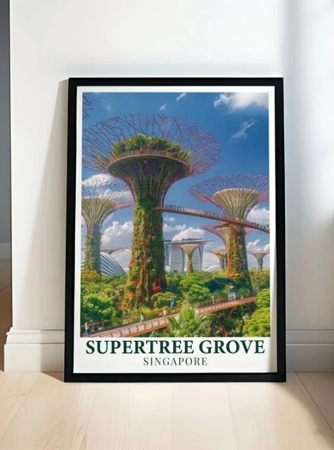 Supertree Grove Travel Print - Daytime Posters And Wall Art NO FRAMED ...
