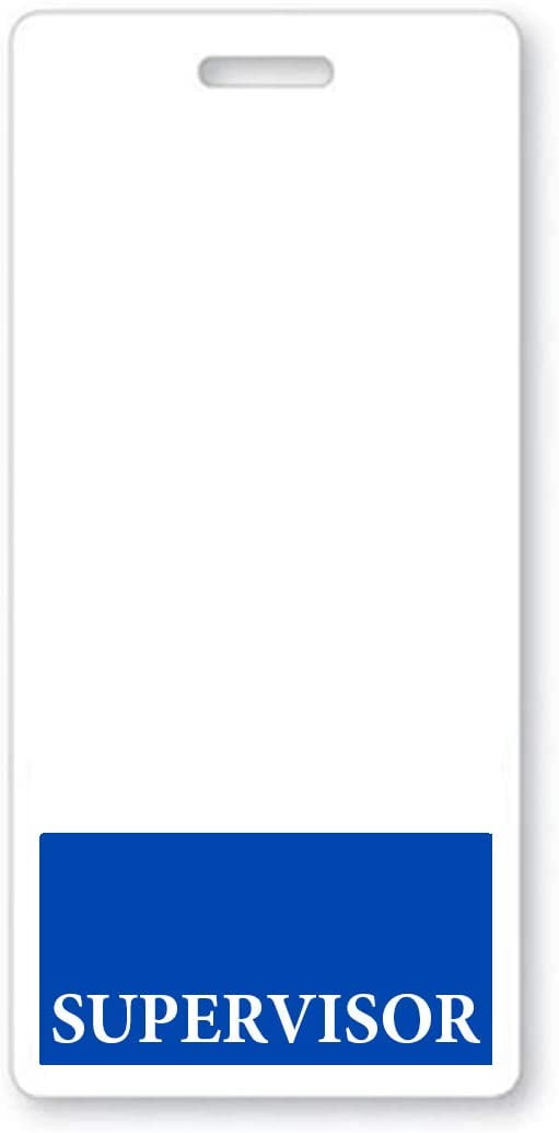 Supervisor Badge Buddy - Heavy Duty Vertical Badge Buddies for ...
