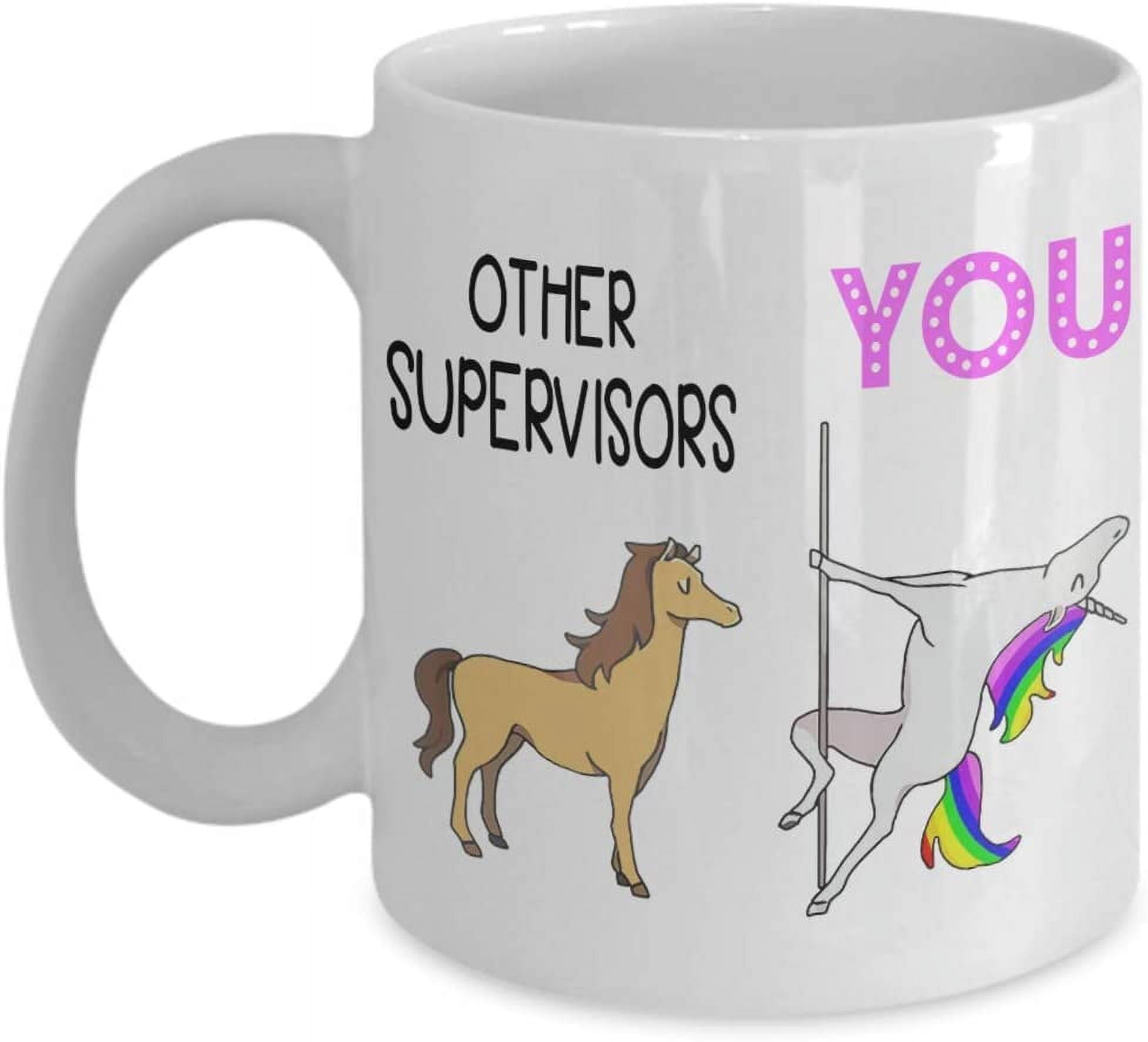 Supervisor Coffee Mug Gift Idea For Women, Men, Him, Her, Work Friend ...