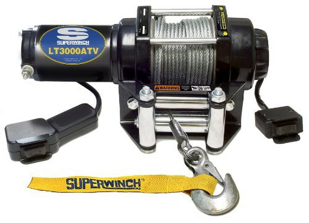 Superwinch 1130220 LT3000ATV 12 VDC winch 3,000lbs/1360kg with roller ...