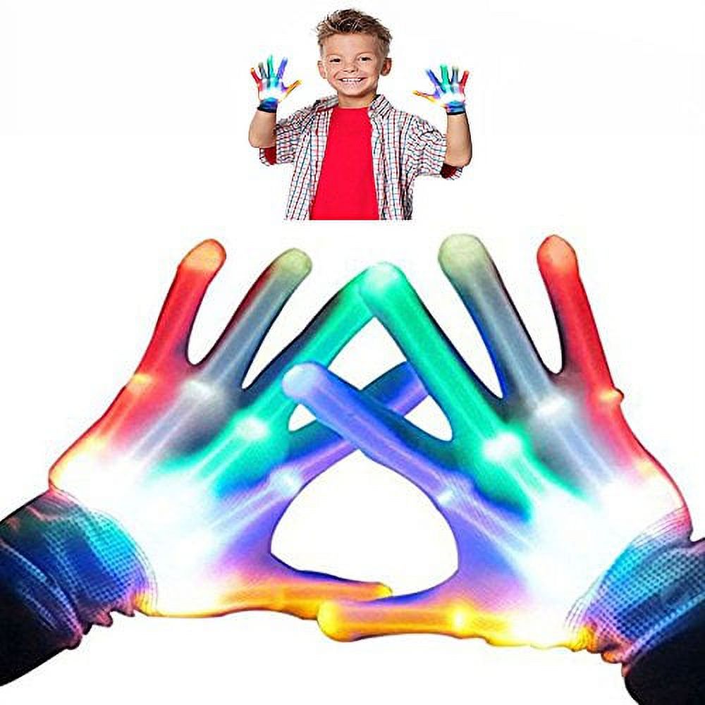 Superwinky Toys For 45 Year Old Boys, Colorful Flashing Light Up Gloves ...