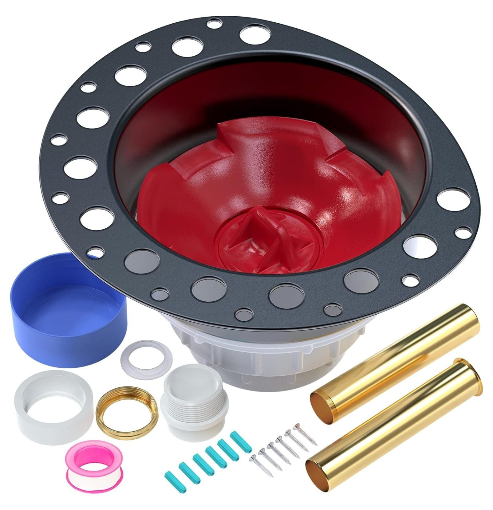 Superwum ITD5135 Freestanding Tub Drain Rough-in Kit, Bathtub Drain Kit ...