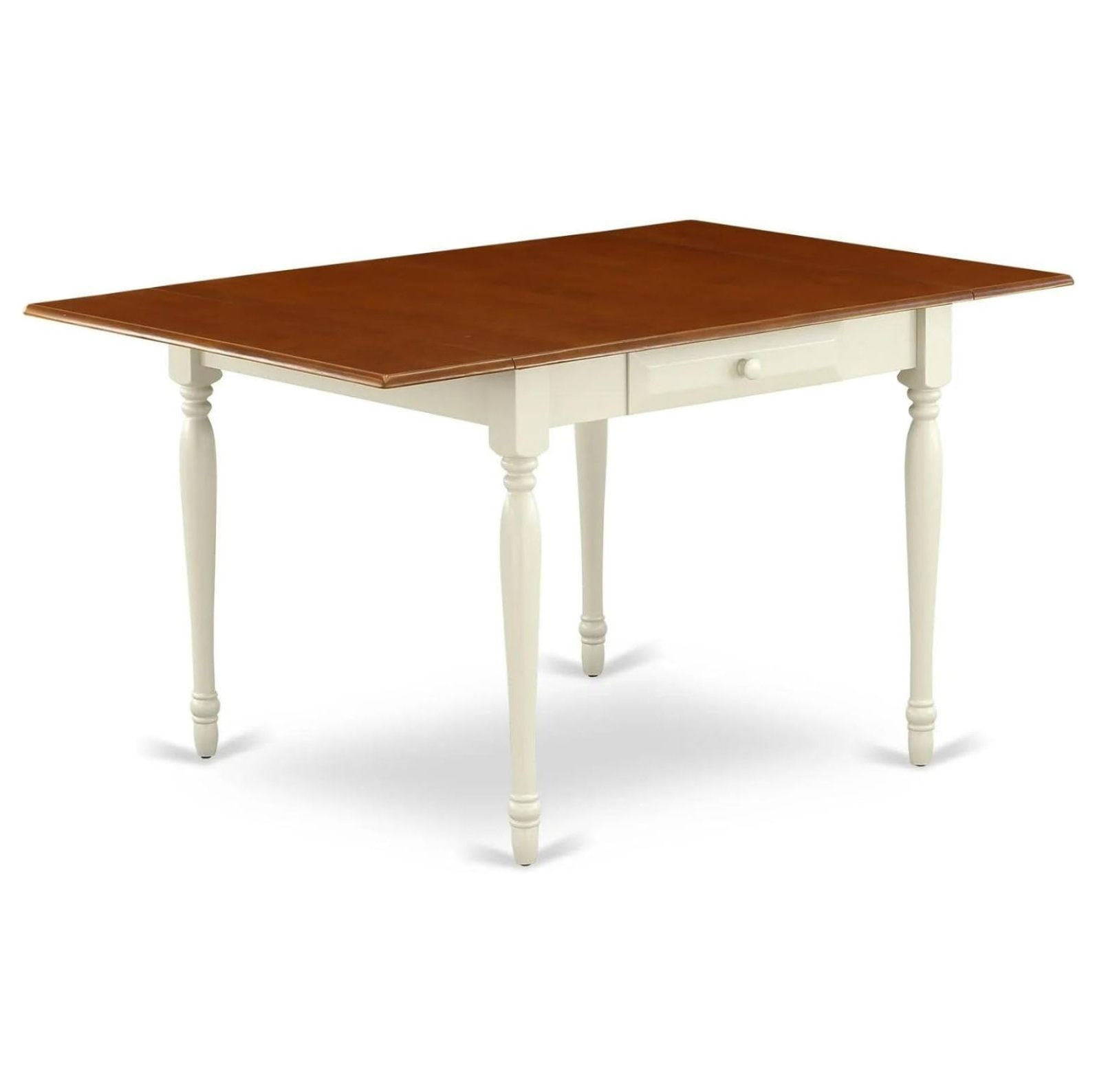 Superwum Monza Modern Kitchen Rectangle Dining Table Top with Dropleaf ...