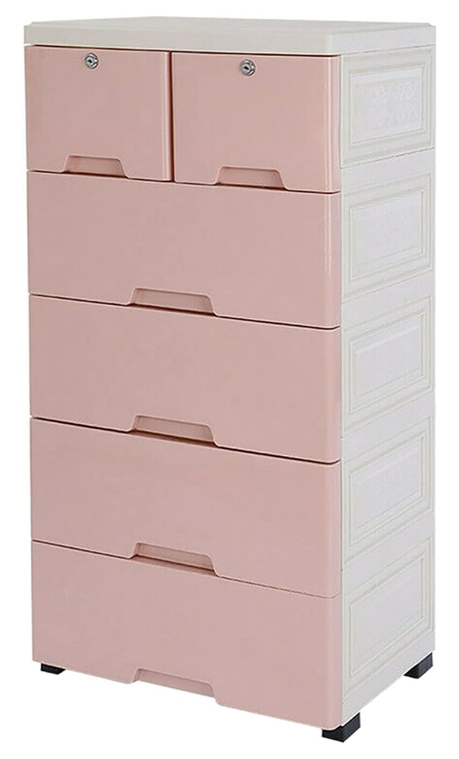 Superwum Plastic Dressers with 6 Drawers, Plastic Drawers Organizer ...