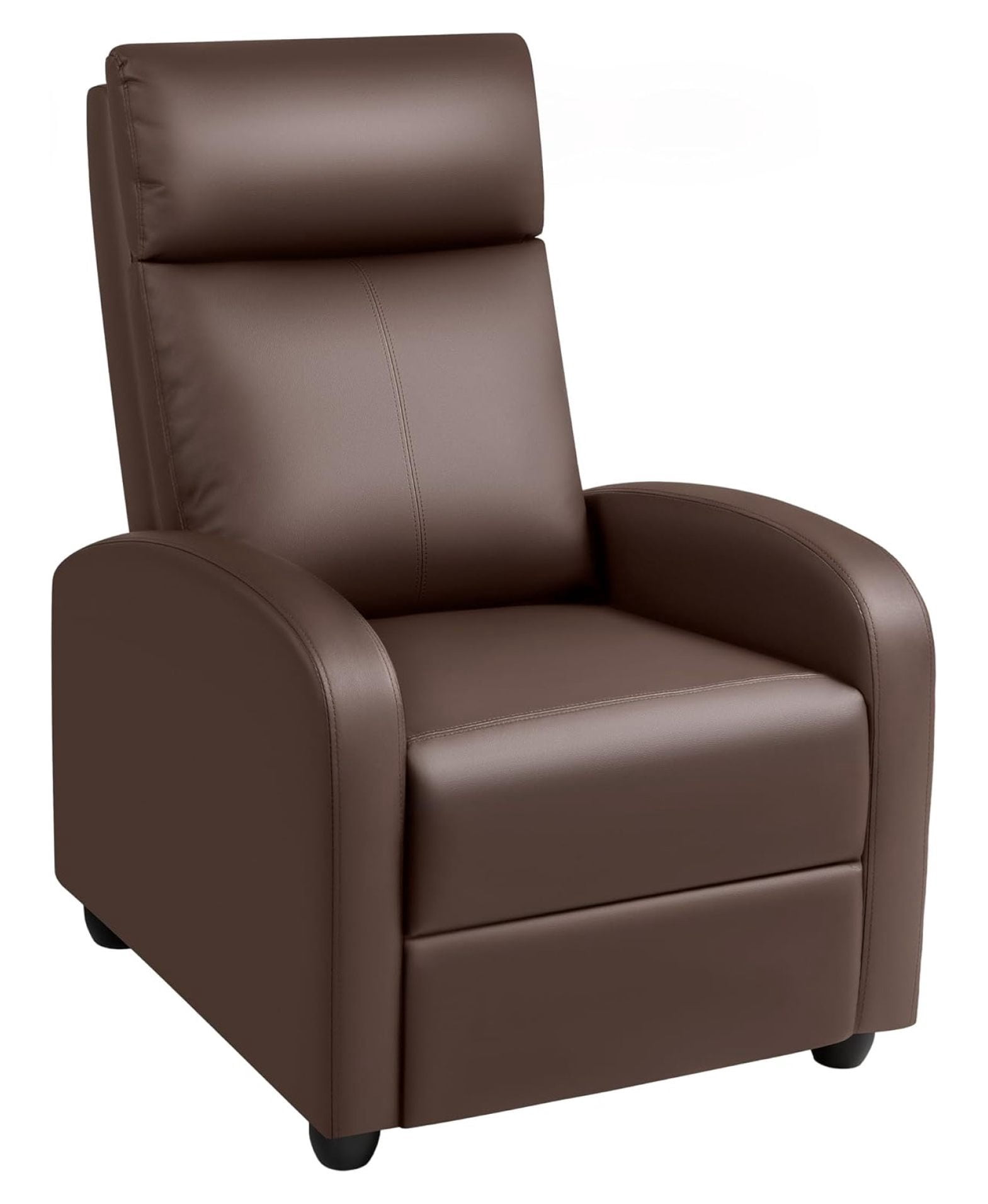 Superwum Recliner Chair Modern PU Leather Reclining Chair Ergonomic ...