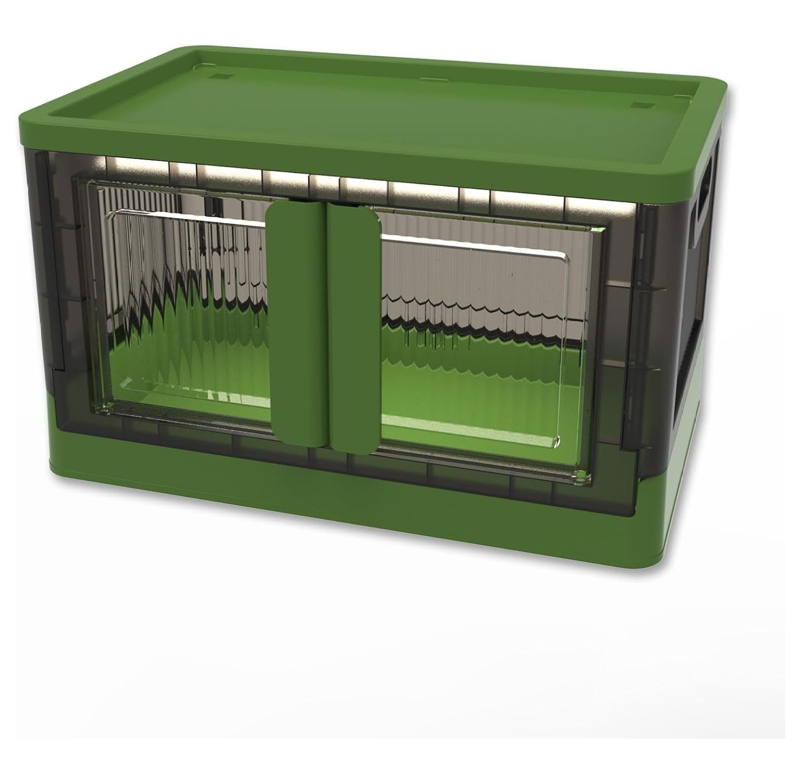 Superwum Storage Bins With Lids And Wheels Collapsible Plastic Storage