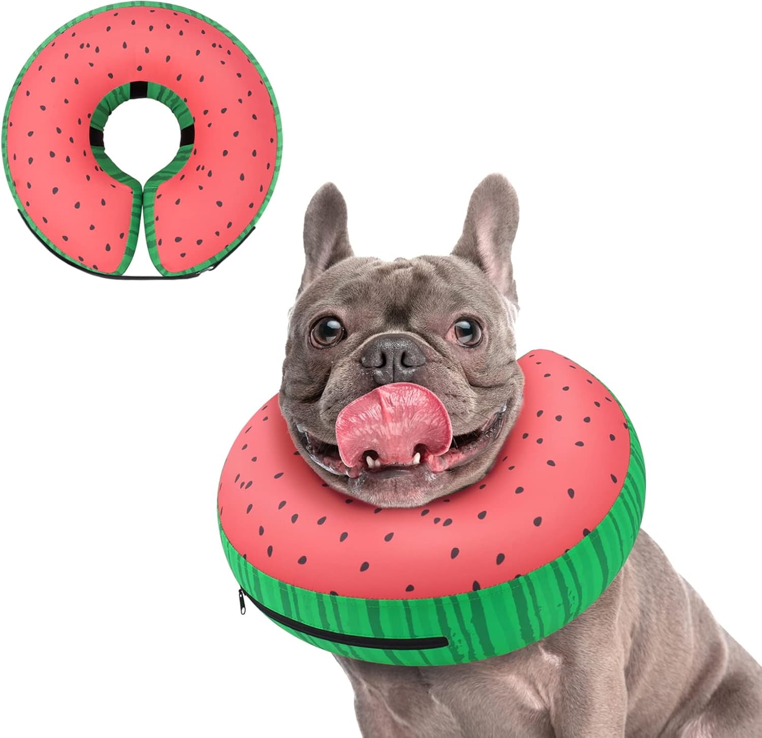 Supet Inflatable Dog Cone Collar Alternative After Surgery, Doggie Neck ...