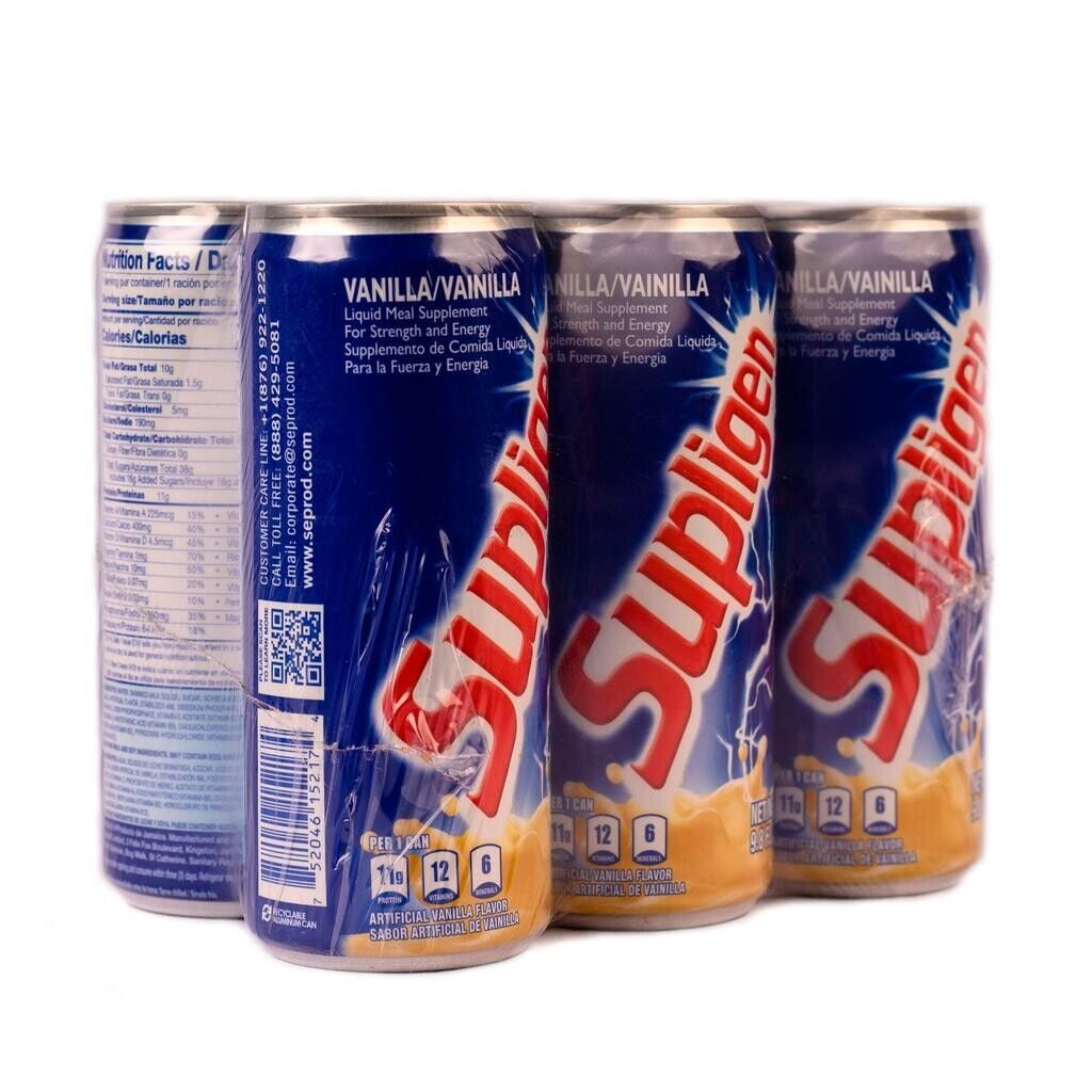 Supligen Nutritional Drink Vanilla Flavor (6 Pack) - Walmart.com
