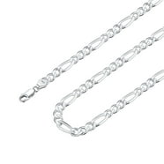 Next Level Jewelry Sterling Silver Box Chain Necklace, Solid 925 Italy ...