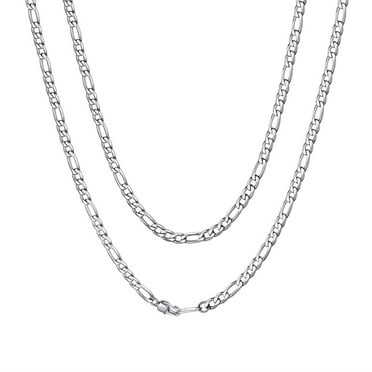 ChainsProMax Stainless Steel Flat Box Chain Male Necklace 22inch 6mm ...