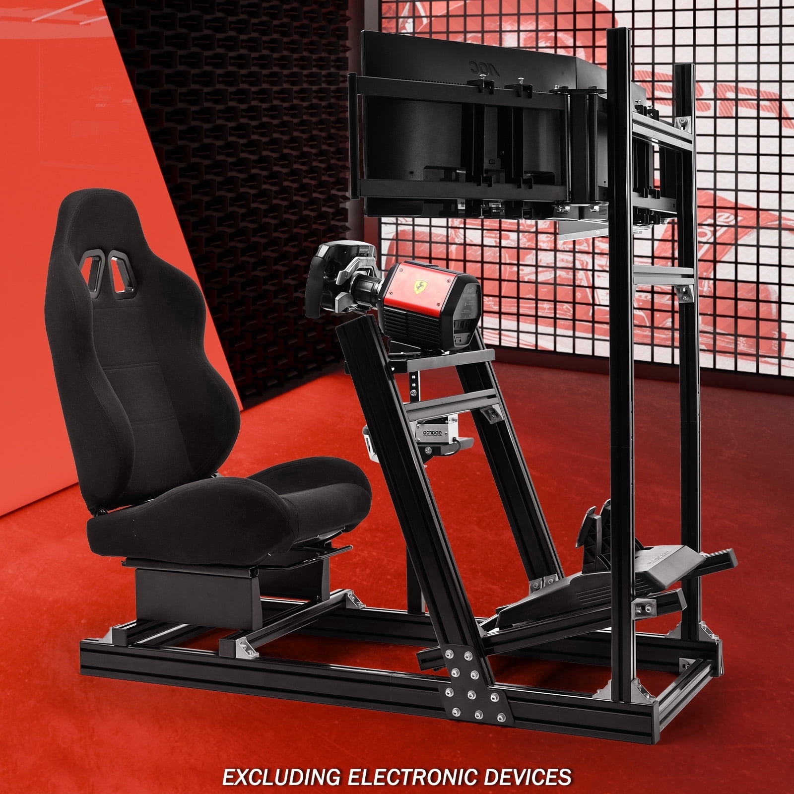 Supllueer 4080 aluminum alloy racing simulation cockpit with TV Stand ...