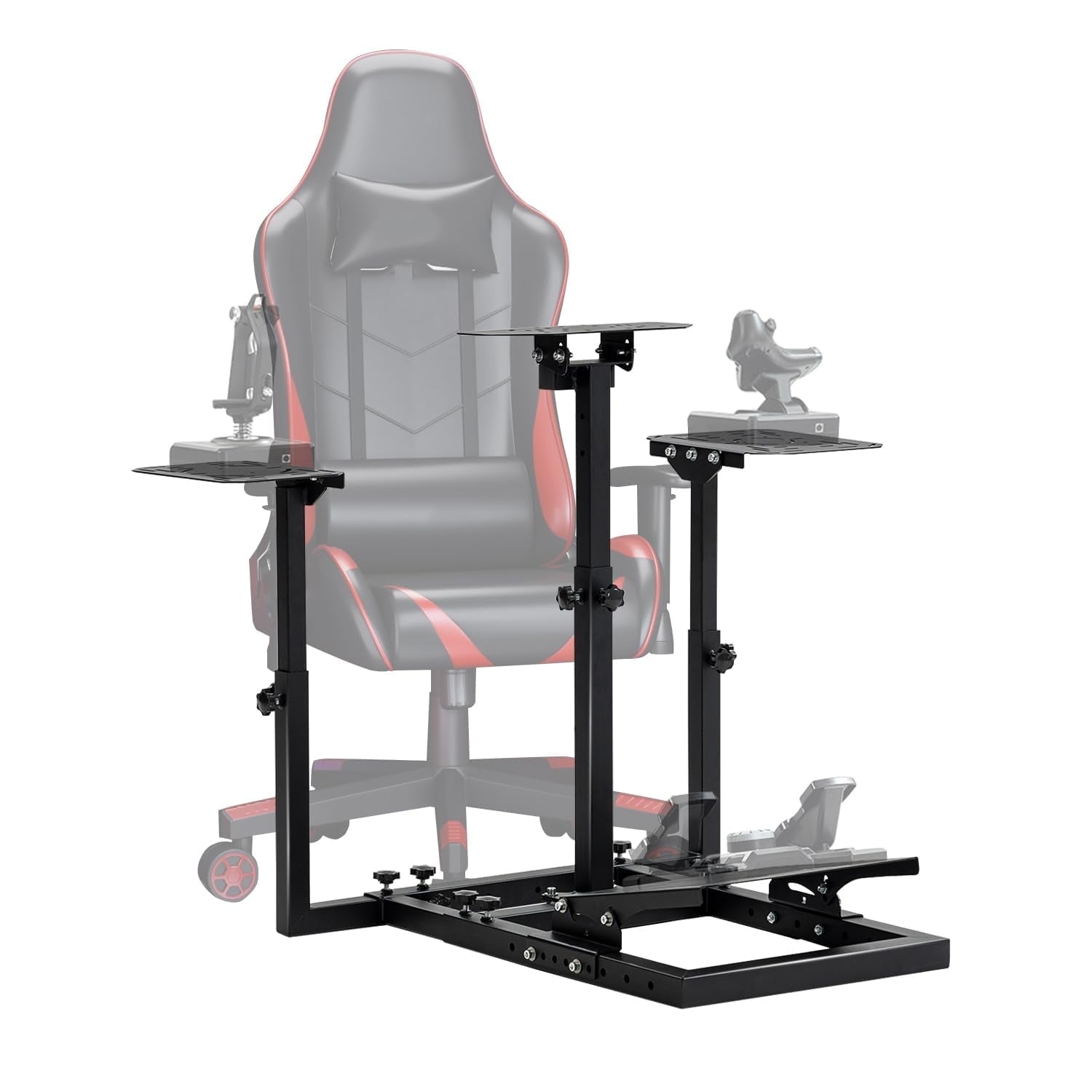 Supllueer Flight Sim Stand with 3 Multiple Shift Lever Panels Fit for ...