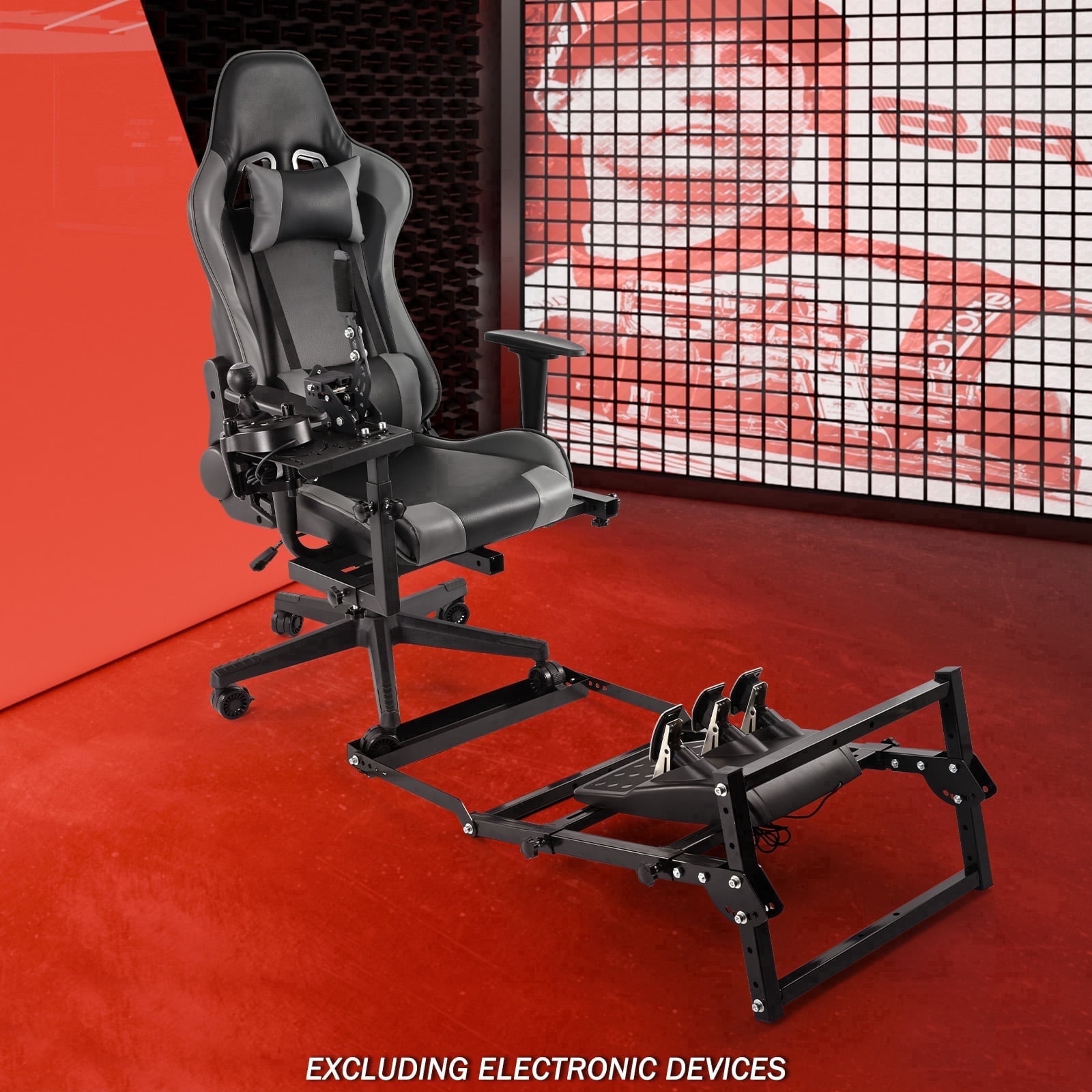 Supllueer Flight Simulator Cockpit Joystick Bracket With Gaming Gray ...