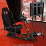 Supllueer G923 Racing Sim Cockpit with Monitor Mount &Seat Fit Logitech ...