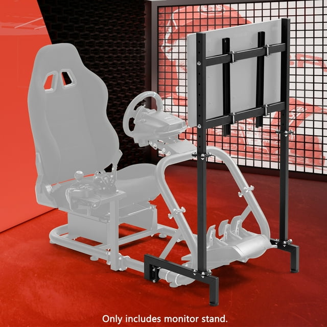 Supllueer Racing Gaming Sim Display Bracket Monitor Stand Fit for Large ...