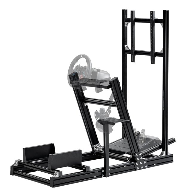 Supllueer Racing Simulator Cockpit with Display Bracket Fit Logitech ...