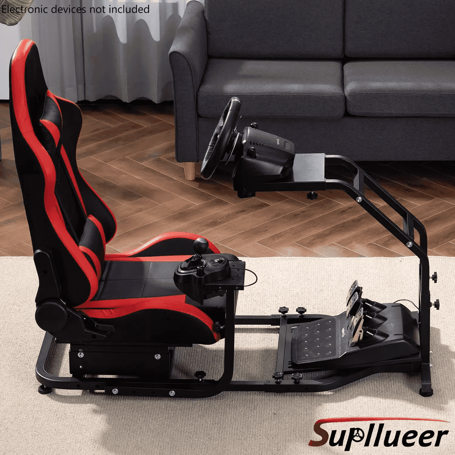Supllueer Racing Simulator Cockpit with Gaming Seat Logitech G920 G923 ...