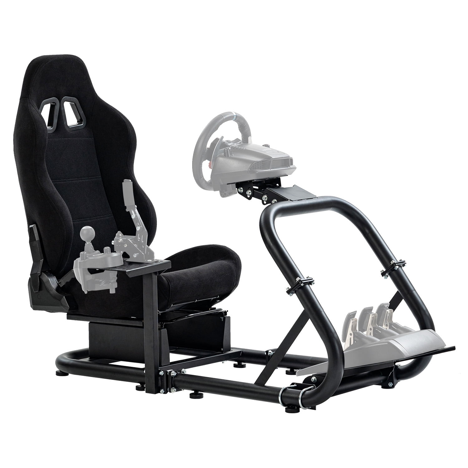 Supllueer Racing Simulator Cockpit with Seat Fit Logitech G29 G923 G920 ...
