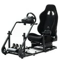 Supllueer Racing Simulator Cockpit with Seat Mountable Monitor Stand ...