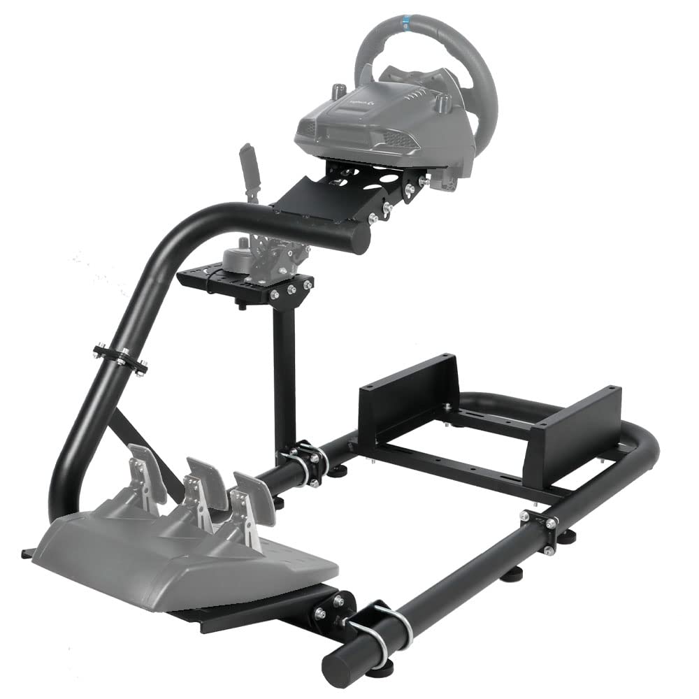 Supllueer Sim Racing Cockpit Wheel Stand Single Arm Fit Logitech G29 ...