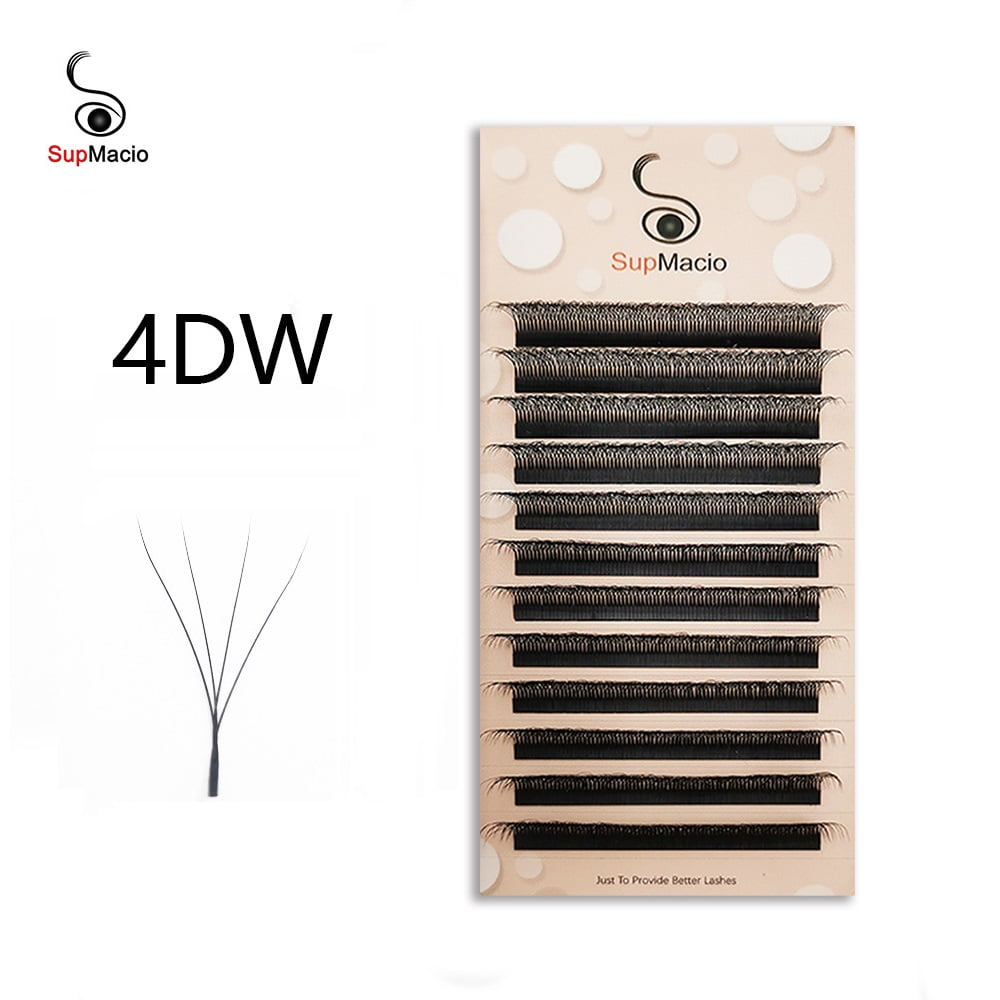 Supmacio 4d W Lashes Mix Clover Wire W 4d Eyelash Extension Volume Fan ...