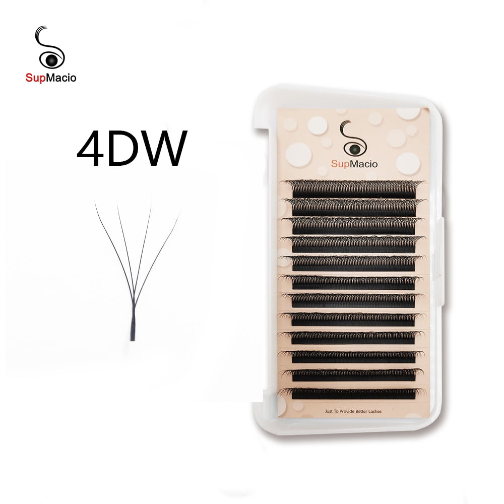 Supmacio 4d W Lashes Mix Clover Wire W 4d Eyelash Extension Volume Fan ...