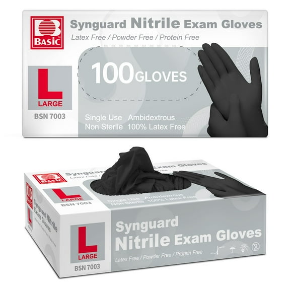 Black Gloves Disposable Latex 4 Mil, , Safe, , , Cleaning Gloves ...