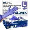 Supmedic Nitrile Exam Gloves, 3.5 mil, Blue, Disposable, Medical, Powder-Free, Latex-Free, Food ...