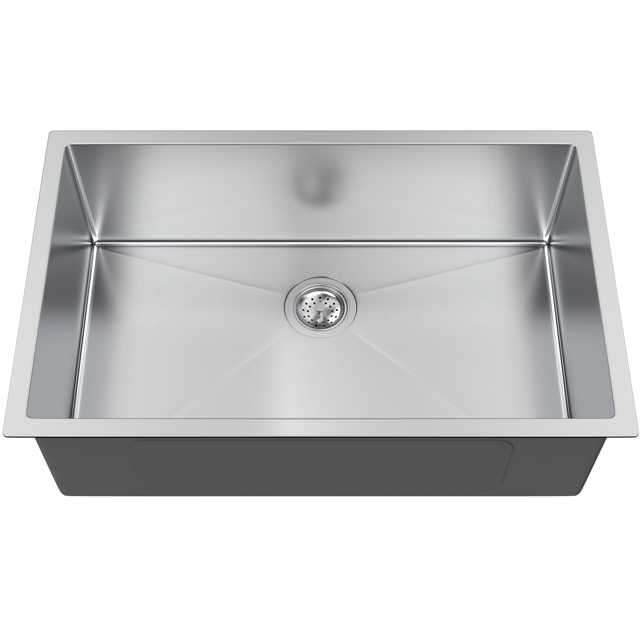 SupperEver 30 x19 in Undermount Workstation 18 Gauge Single Bowl ...