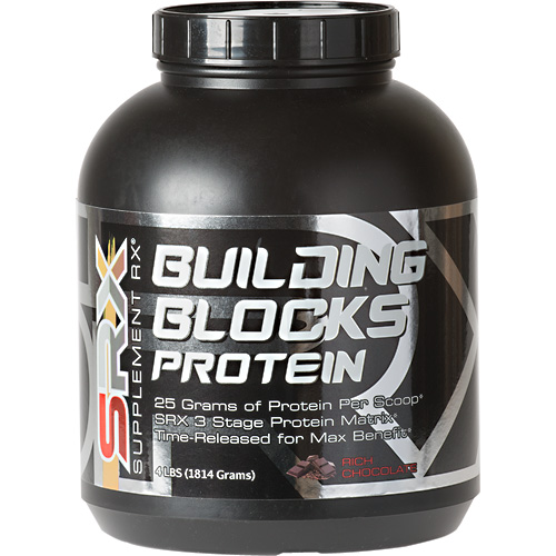 Supplement Rx Building Blocks Protein, Rich Chocolate, 4 lbs (1814 ...