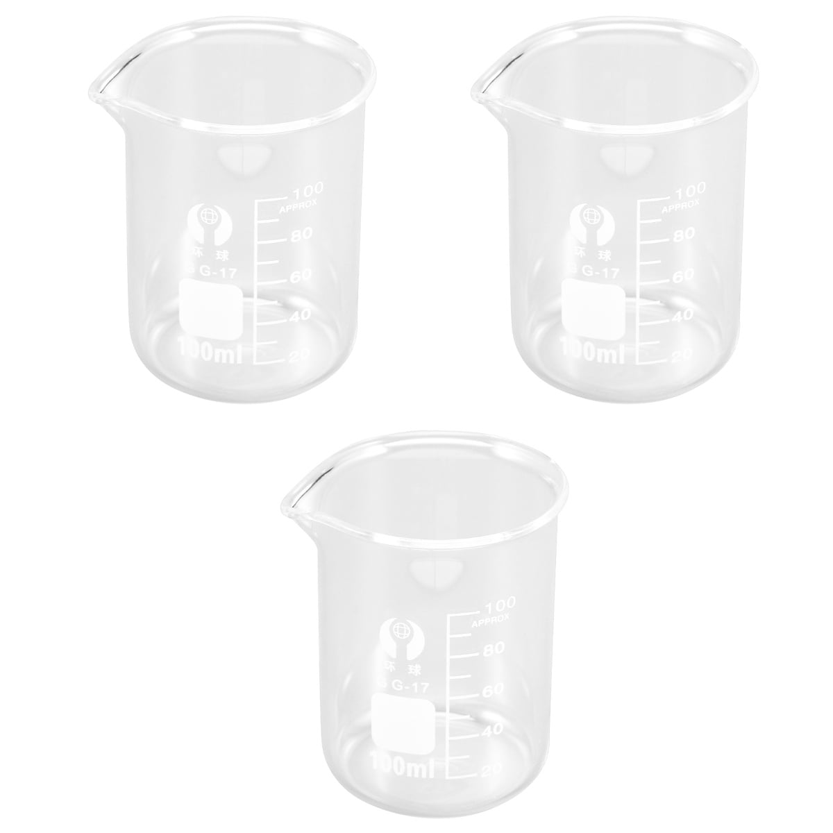 Supplies & Equipment Beaker Cup 300 ML Set Liquid Measuring Cups ...