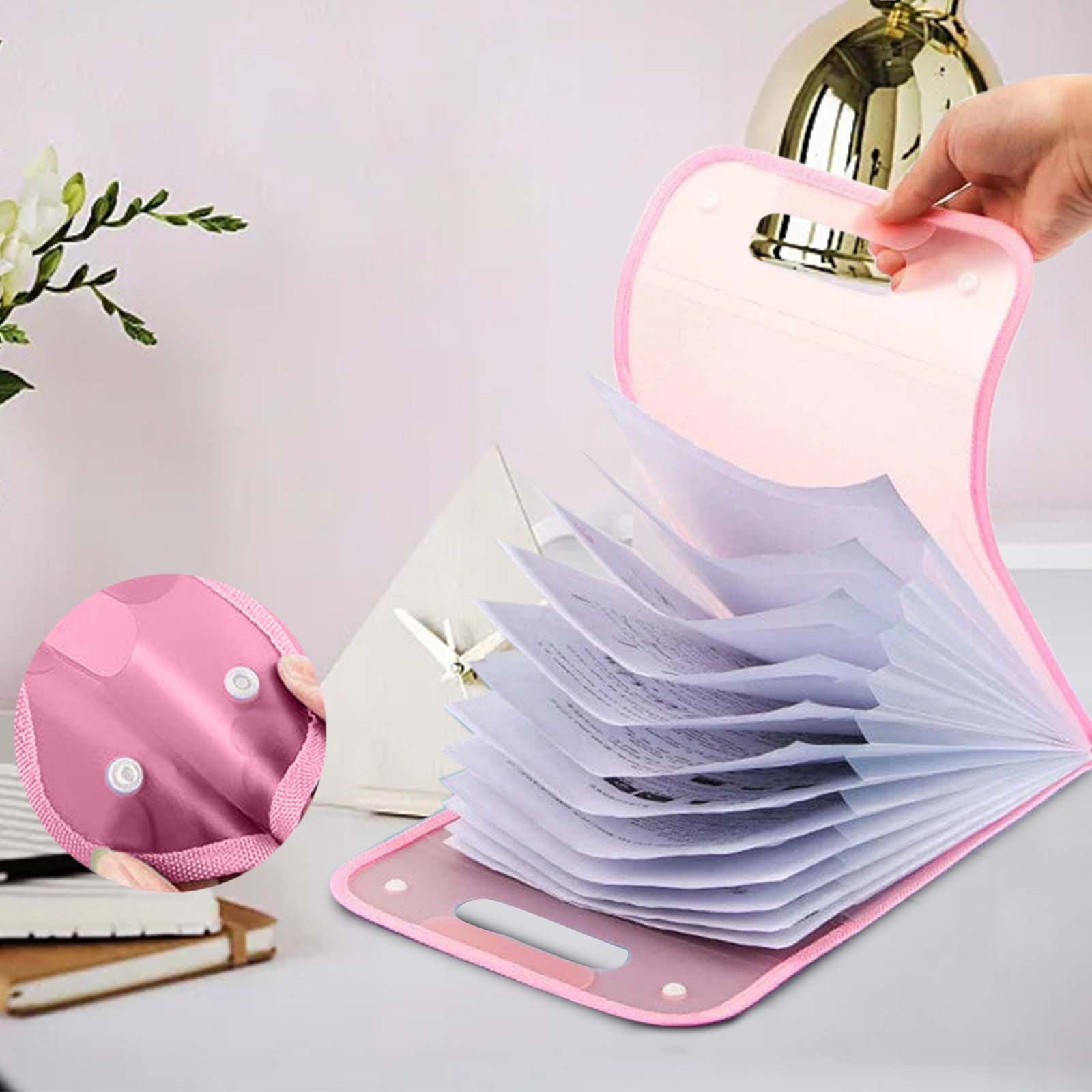 Supplies Extended Folder Portable Organizer Bag 13 Cells A4 Large ...
